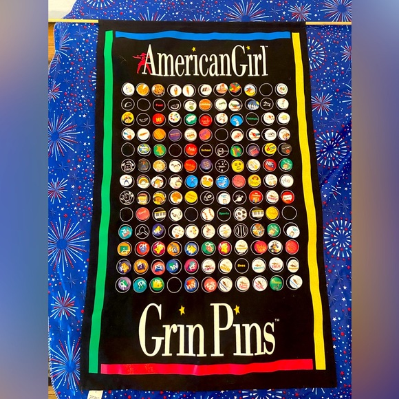 American Girl | Accessories | American Girl Doll Grin Pin Banner 9s ...
